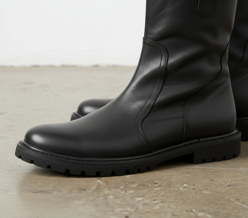 Handmade Men Black Back Zip up Boots, Men Style Boot, Mens Boots ...