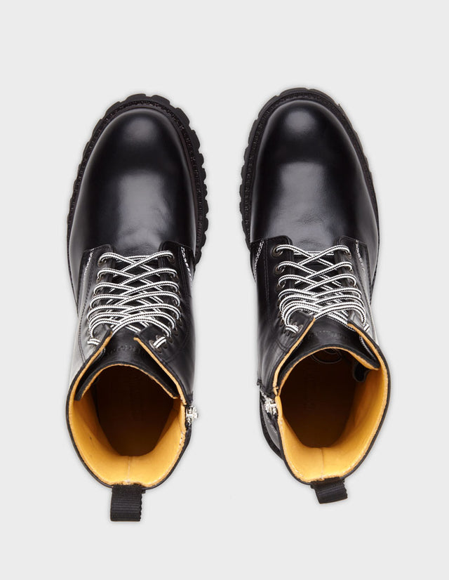 Crow Biker Boots - Geniune Leather Rugged Protection Moto Boots ...