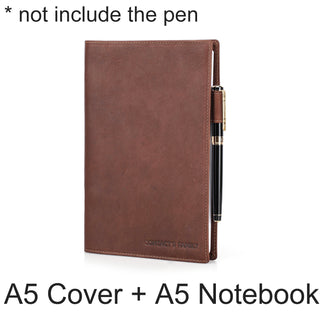 Brown and Tan Leather Portfolio - Rolleston – Rebels Market