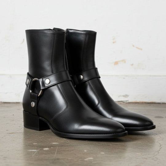 Men's Harness Boots | Handcrafted Men’s Genuine Leather Harness Boots ...