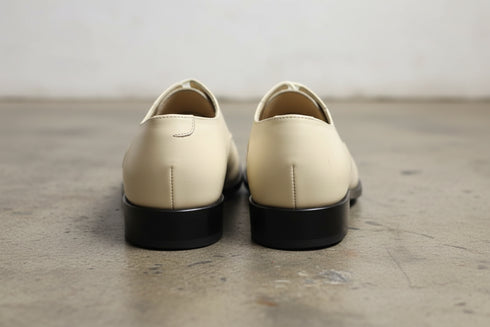 Handmade Men Cream color brogue shoes, Men Ivory dress shoes, Party ...