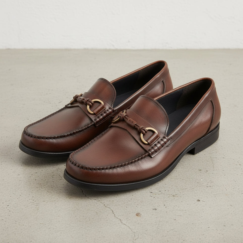 Men's Classic Horsebit Loafers in Full Grain Leather – Rebels Market