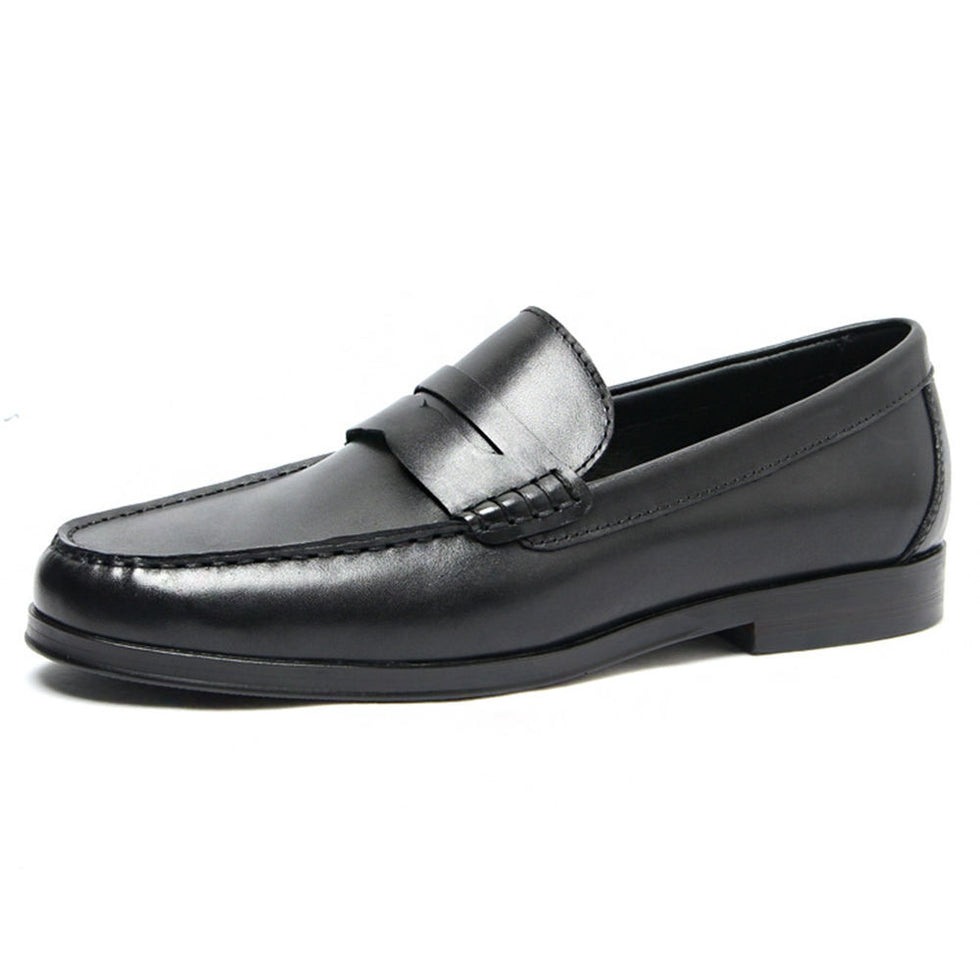 Handmade Men's Full Grain Leather Penny Loafer Shoe – Rebels Market