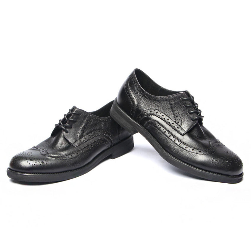 Handmade Men's Leather Wingtip Brogues – Rebels Market