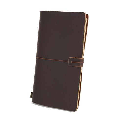 Unisex Smooth Genuine Leather Notebook Cover | Handmade Journal Cover ...