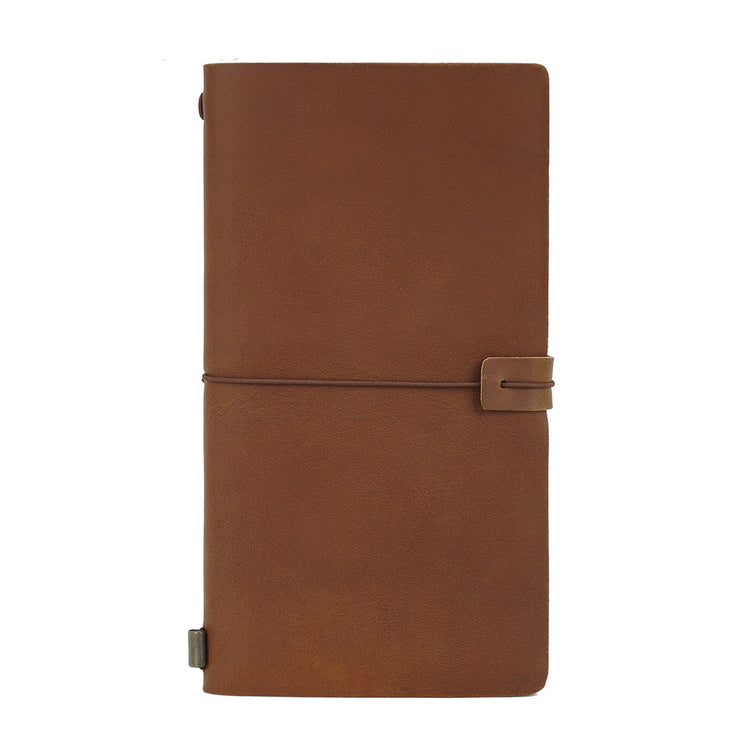 Unisex Smooth Genuine Leather Notebook Cover | Handmade Journal Cover ...