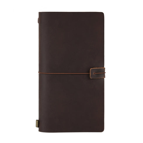 Unisex Smooth Genuine Leather Notebook Cover | Handmade Journal Cover ...