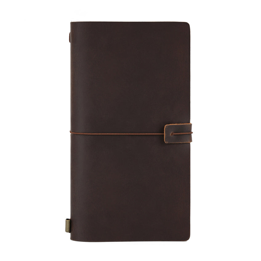 Handmade Unisex Genuine Notebook Cover, Smooth Leather Journal Cover ...