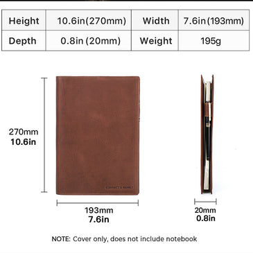 Premium Leather Notebook Cover: Handmade, Durable, and Stylish – Rebels ...