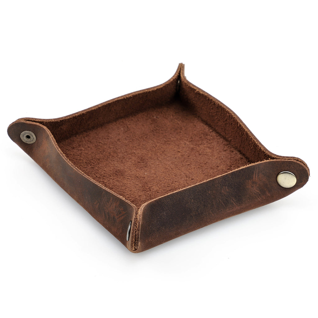 Leather Valet Tray Storage Organizer | Desk Accessory – Rebels Market
