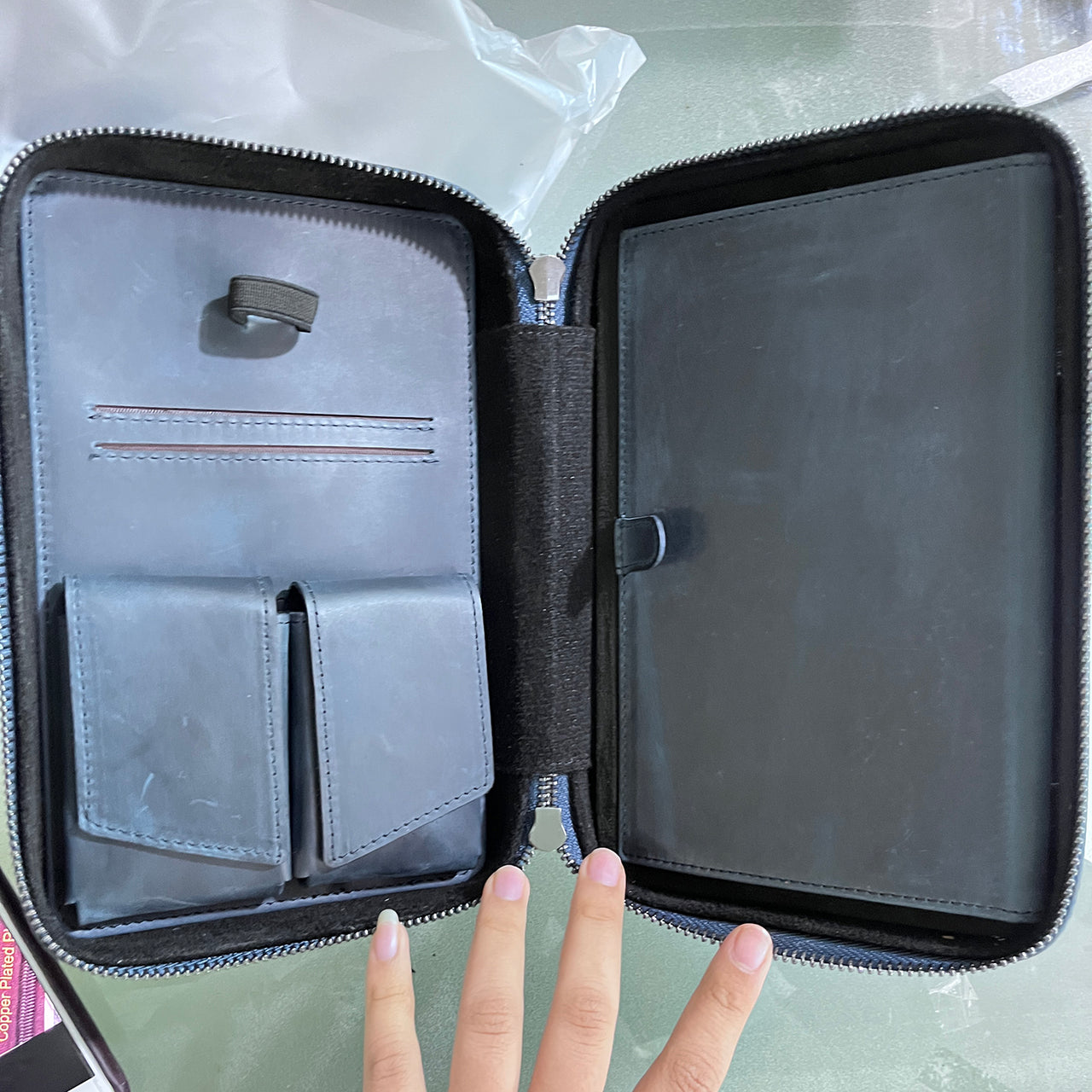 Premium Leather Cigar Humidor Case - Portable Travel Cigar Holder ...